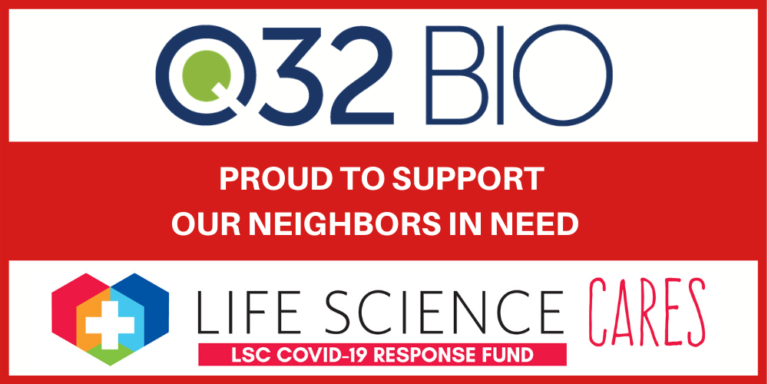 Q32 Bio is a Proud Supporter of Life Science Cares - Q32